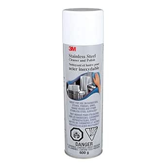 3M Stainless Steel Cleaner & Polish, 21 oz. Aerosol, 1-Pack - High ...