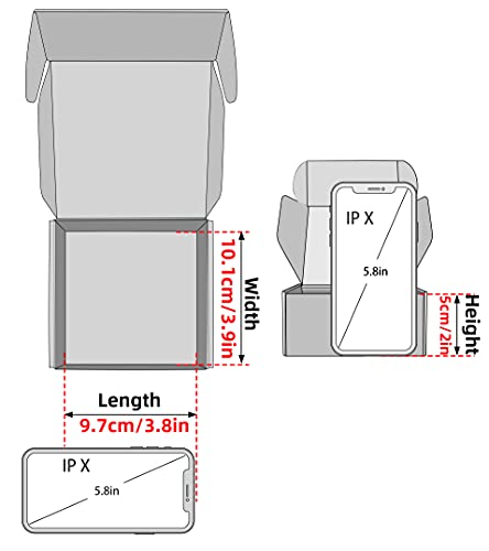50 Pack 4x4x2 inch Small Shipping Boxes, Cardboard Shipping Boxes ...