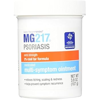 Amazon.com: MG217 Psoriasis Treatment, Medicated Conditioning 2% Coal Tar Multi-Symptom Ointment ...