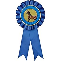 Cinta De Caballo Del Primer Lugar Carrera De Cintas A Caballo: 1897