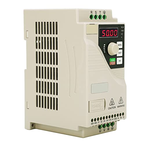 Variable Frequency Drive, 2.2KW Single Phase to 3 Phase Converter, AC220V Input AC380V Output ...
