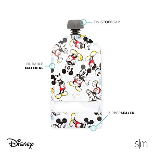 Simple Modern Disney Pixar Reusable Baby Food Pouches for Toddlers ...