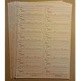 Amazon.com : Auction Clerking 10 Sheets Tickets 3 Part Receipts ...
