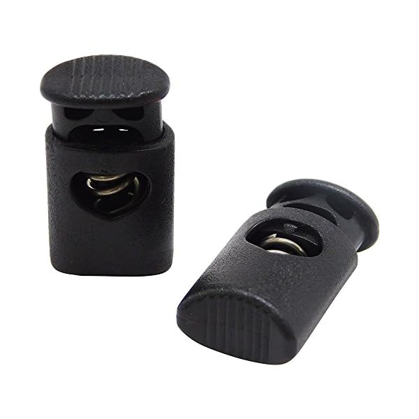 FMS Crown Cord Lock Plastic Spring Stop Toggle Stoppers - MasterBasser