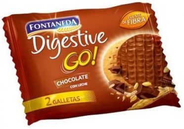 Fontaneda Digestive Chocolate Go Galletas - 33 gr: Amazon.es ...