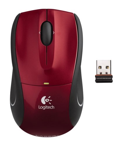 Logitech V450 Nano Cordless Laser Mouse for Notebooks - RED: Amazon.co ...