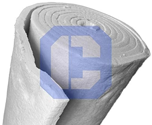 Ceramic Fiber Insulation Blanket, 1 inch X 24 inches X 150 inches, 8 ...
