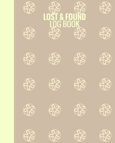 Amazon.com: Lost & Found Log Book: Lost & Found Template | Record All ...