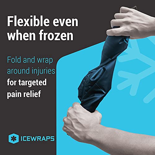 ICEWRAPS 12"x21" Extra Large Ice Pack with Soft Fabric Cover | Clay Ice ...
