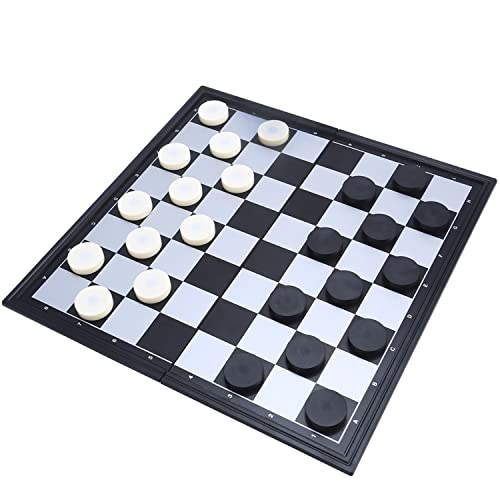 QuadPro 3 in 1 Magnetic Chess Checkers Backgammon Board Game Set with ...
