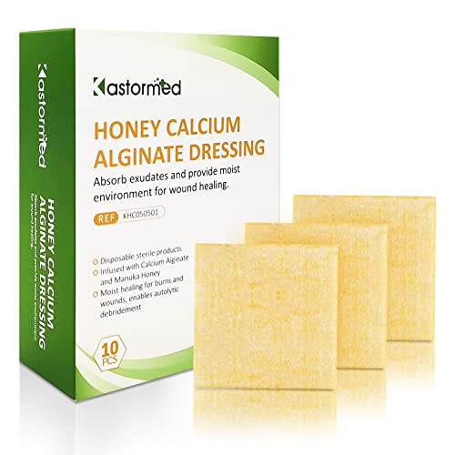 Kastormed Honey Dressing 2'' x 2'' Patches 10-Pack, High Absorbency ...