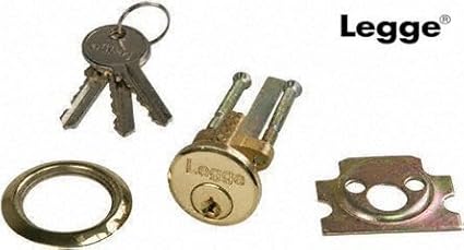 LEGGE RIM CYLINDER WITH 3 KEYS - POLISHED BRASS: Amazon.co.uk: DIY & Tools