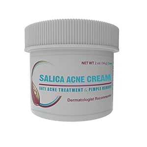 Amazon.com: Salica Acne Treatment Cream - Topical Anti Acne Medication ...