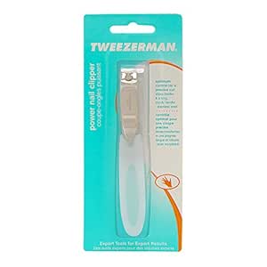 Amazon.com : Tweezerman Power Finger Nail Clipper : Fingernail Clippers ...