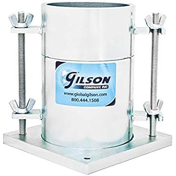 Amazon.com: Gilson Soil Compaction (Proctor) Mold, 4in: Industrial ...