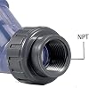 TOMEX 1/2'' Y-Strainer, Clear UPVC Sediment Y-Strainer, True Union Y ...