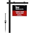 Amazon.com : Kdgarden Vinyl PVC Real Estate Sign Post 6' Tall (4"x 4"x ...