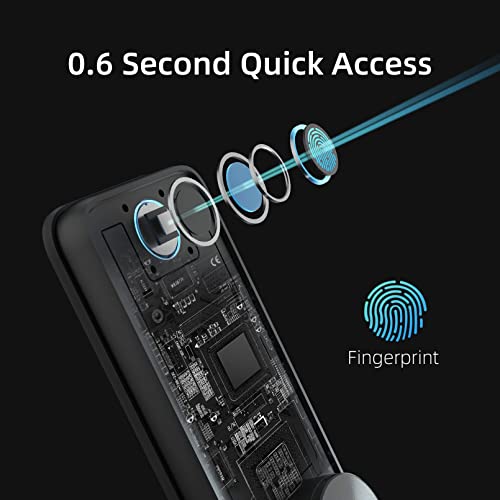 PINEWORLD Smart Lock Fingerprint Keyless Entry Door Lock WiFi ...