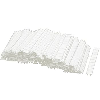 Amazon.com: uxcell 100Pcs ZB6 DIN Rail Terminal Block Marking Labels ...