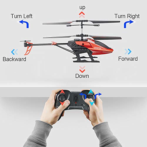 VATOS Remote Control Helicopter Toys for Boys Kids RC Helicopters Altitude Hold Hobby RC ...