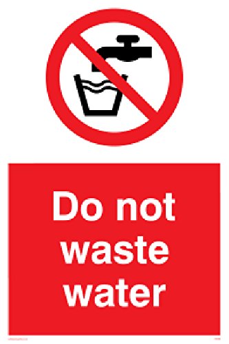 Viking Signs PV5598-A3P-AC”Do Not Waste Water” Sign, Aluminium ...