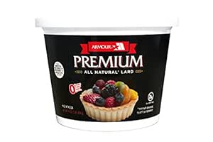 Amazon.com : Premium All Natural Lard - 1 lb. Tub : Grocery & Gourmet Food