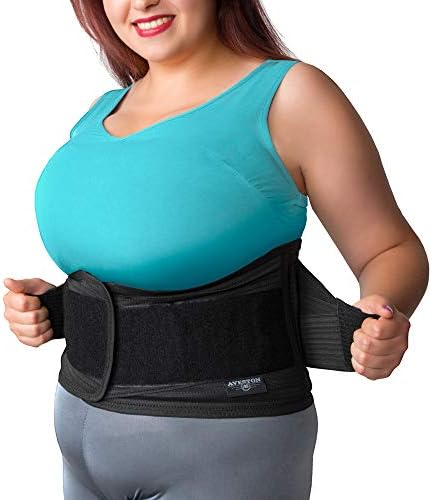AVESTON Back Brace for Lower Back Pain Relief 6 ribs Belt with Lumbar ...