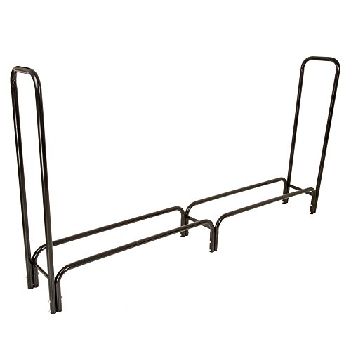 8ft Firewood Rack Outdoor Wood Rack Log Holder with Cover - Heavy Duty ...