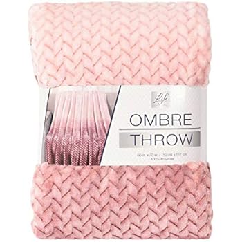 Amazon.com: Life Comfort Throw Blanket Purple 60 by 70 inches Super ...