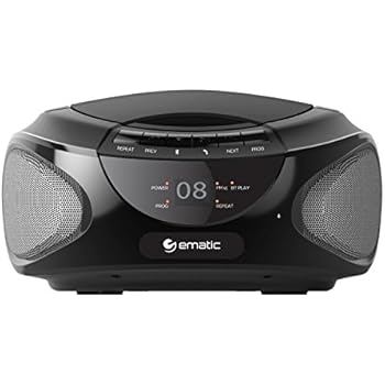 Amazon.com: Panasonic RX-D55GC-K Boombox – High Power MP3 CD AM/ FM ...