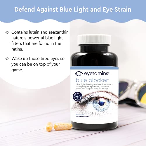 Eyetamins Blue Blocker Eye Vitamin- 60 Capsules – Ophthalmologist ...