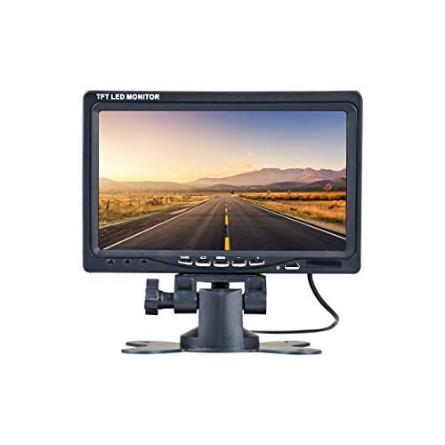 Thinlerain Mini 7 inch car Monitor AV, 800x480 Backlight TFT LCD HD ...