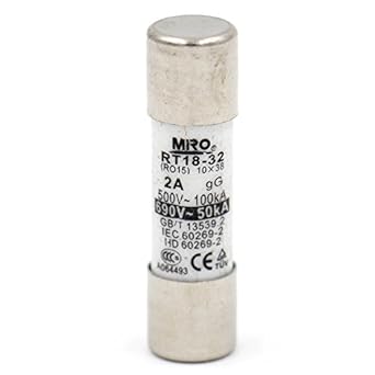 Baomain Fuse Link RT18-32 (RO15 RT14 RT19) Cylindrical Ceramic Tube ...