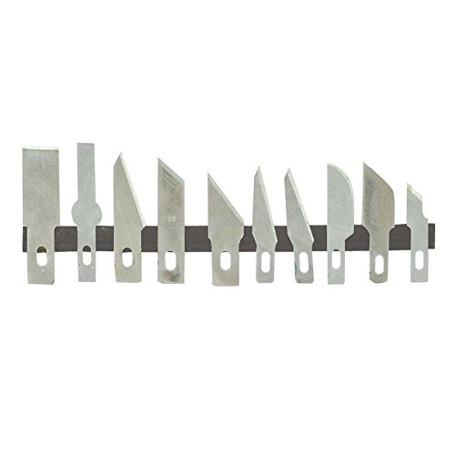 Domeiki 16pc Hobby Knife Assorted Blades and Gouges Exacto Hobby Model ...