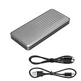 M.2 NVME to Type-C Enclosure, M.2 M Key SSD to USB C Case with Two ...