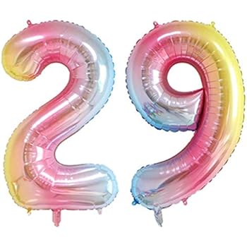 Amazon.com: Sweet 29th Birthday Decorations Party Supplies,Rainbow ...