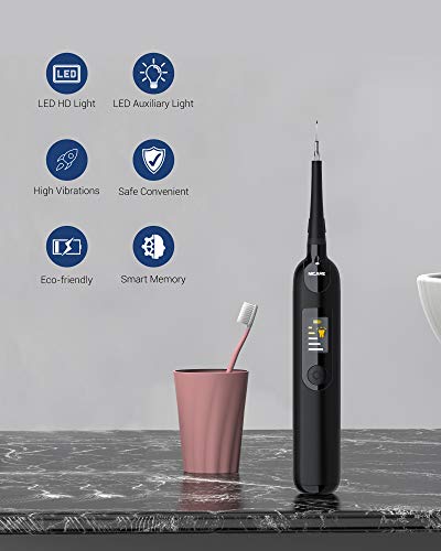 NICARE Plaque Remover for Teeth - Sonic Electric Tooth Cleaner, Tartar ...