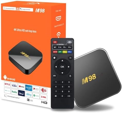 سعر M98 Android TV BOX 2GB 16GB 2.4G 5G WIFI 6 BT5.0 Global 4K 3D Media Player Box فى مصر ...