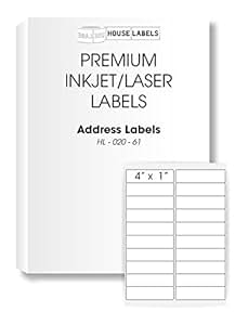 Amazon.com : 100 Sheets; 2, 000 Labels, 20-UP, Shipping/Mailing Labels ...