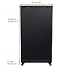 NavePoint 22U Wall Mount 24 Inch Depth Server Data Cabinet Glass Door ...