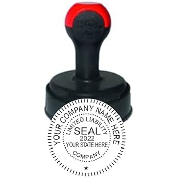 Amazon.com : Stamp Seal for a Limited Liability Company with Self ...