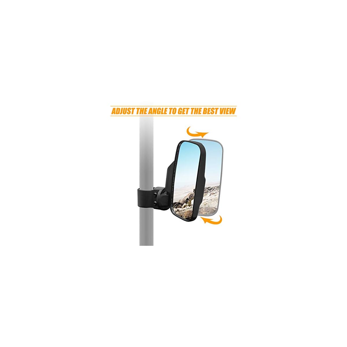 UTV Offroad Side Rear View Mirror And Center View Mirror With 1.75 And ...
