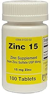 Amazon.com: Zinc 15 Tablets (100 Count): Health & Personal Care