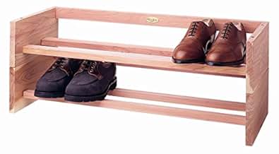 Amazon.com: Woodlore Aromatic Cedar Shoe Rack-Large Size, One: Shoes