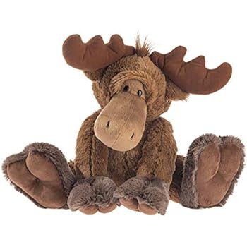 Amazon.com: Melissa & Doug Maximillian Moose Stuffed Animal (over 18 ...