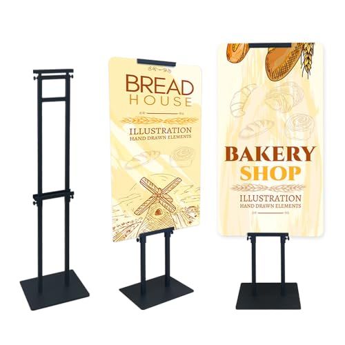 Pedestal Poster Sign Stand for Display ,Heavy Duty Double Sided ...