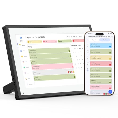 Mua 10.1" Digital Calendar, Person & Family Schedule Planning ...