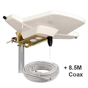 Greentek Outdoor Amplified Antenna for Apartment Balcony Caravan Motor ...