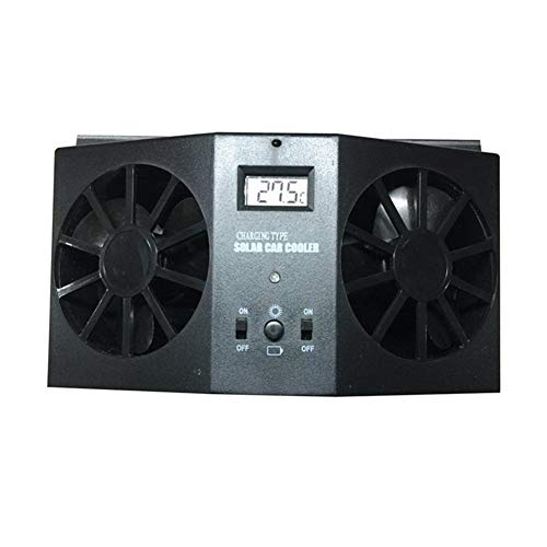 Gtest Portable Car Solar Powered Exhaust Fan Cooler, Vehicle Window ...