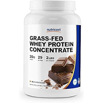 Amazon.com: Nutricost Grass-Fed Whey Protein Concentrate (Chocolate) 2LBS - Undenatured, Non-GMO ...